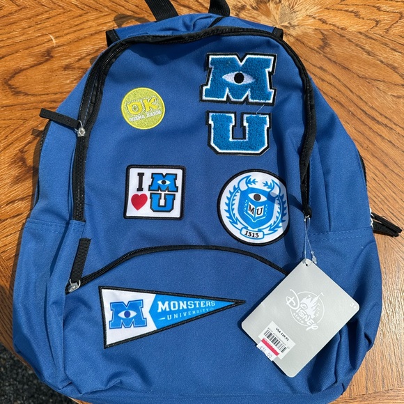 Disney | Accessories | Disney Monsters University Blue Backpack | Poshmark